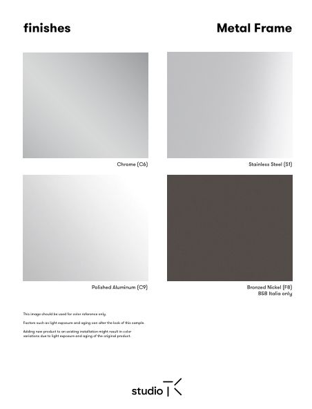 Metal Frame-Studio TK Finish Card – Teknion MDC